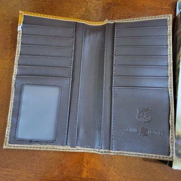 Rodeo | Bags | Longhorn Western Wallet Genuine Leather Handtooled ...